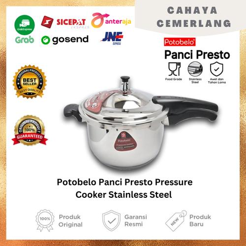 Jual Potobelo Panci Presto Pressure Cooker Stainless Steel - 24 cm ...