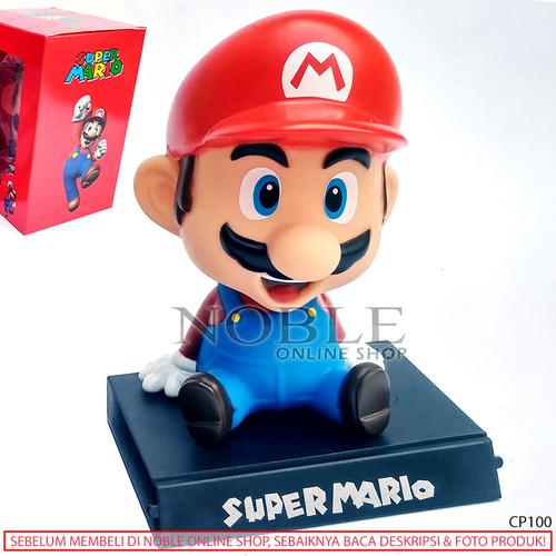 Jual Super Mario Bros Figure Game Bobblehead Mainan Pajangan Dasboard ...