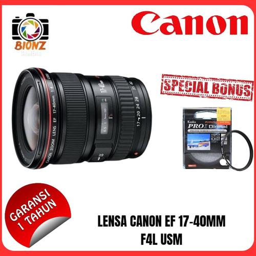 Jual LENSA CANON EF 17-40MM F4L USM / CANON EF 17-40MM F4 L USM - BOX ...