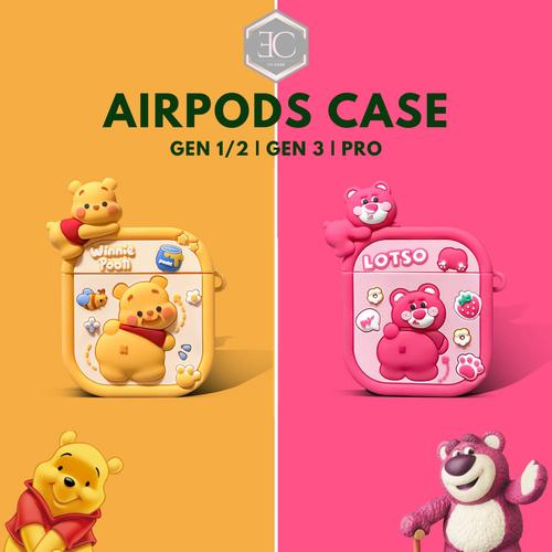Promo Case Airpods 1 2 3 Pro 2 Pooh Lotso Cartoon Lucu Keren Casing ...