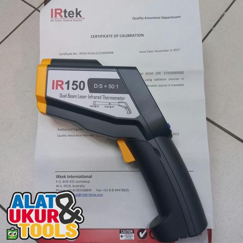 Jual IRTEK IR150 Infrared Thermometer 1500°C with Certificate ...