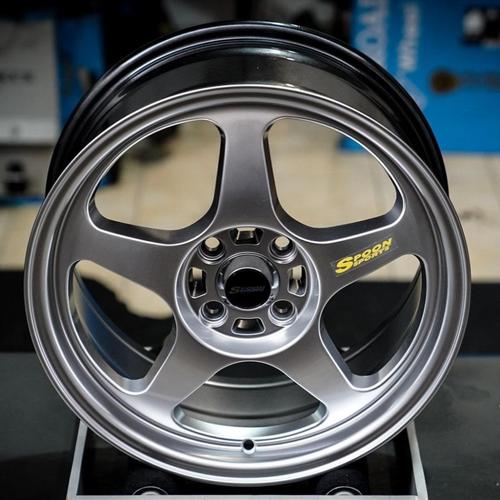 Jual velg mobil racing 16 SPOON LEBAR 7 ET 40 R16 brio jazz city Yaris ...