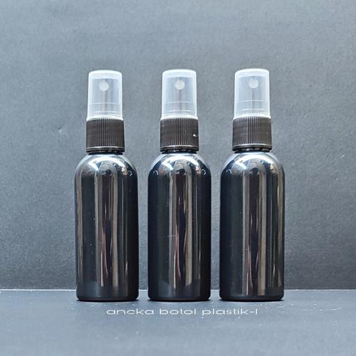 Jual BOTOL SPRAY 60ML PET HITAM / BOTOL PARFUM HAND SANITIZER 60 ML ...