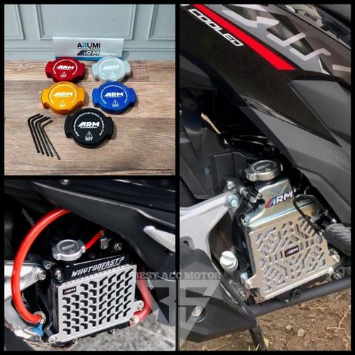 Jual COVER TUTUP RADIATOR ARM ALUMINIUM CNC VARIO 125 150 LED OLD 2014 ...