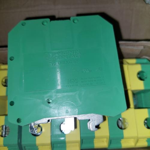 Jual PHOENIX TERMINAL BLOCK USLKG 50/ USLKG50 KUNING-HIJAU / GROUNDING ...