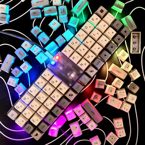 Jual Yakamoz Ortholinear Mechanical Keyboard Marginal Custom Hotswap ...