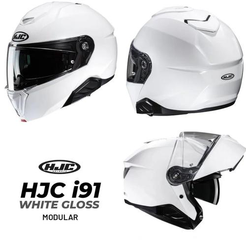 Jual HJC i91 White Gloss Modular - Kota Bogor - Markev Moto Equipment ...