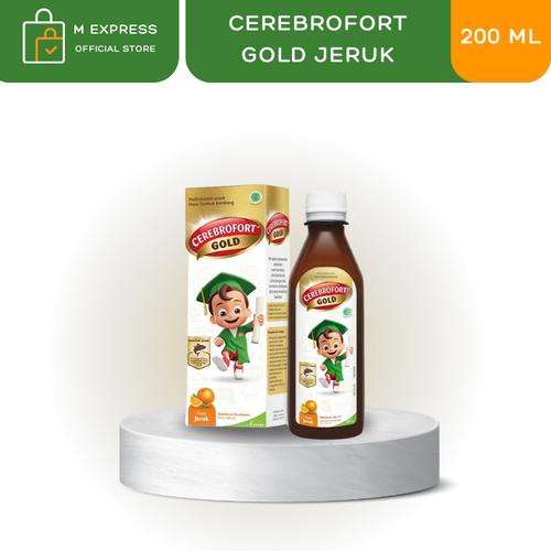 Promo Cerebrovit / Cerebrofort Gold Rasa Jeruk Vitamin Otak Daya Ingat ...