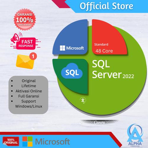 Jual Sql Server 2022 Standard 48 Core Lifetime Unlimited Cals Original ...