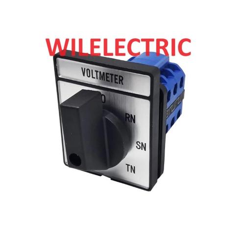 Jual Voltmeter selector switch Cam switch CV-34 7 POSISI RN SN TN RS ST ...