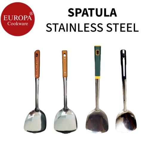 Promo EUROPA KITCHEN TOOLS/ Spatula Stainless Steel - 3 Dot Wooden ...