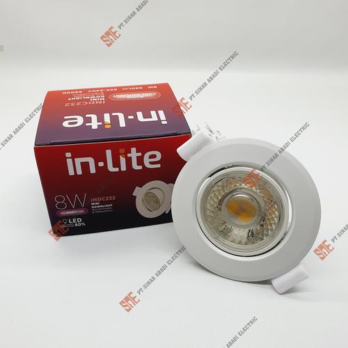 Jual Lampu Downlight Spot Led Inlite 8W 8 Watt 6500K Putih In Lite ...