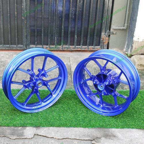 Jual velg R25 / Mt25 lebar for triple disk blue glosy - Jakarta Utara ...
