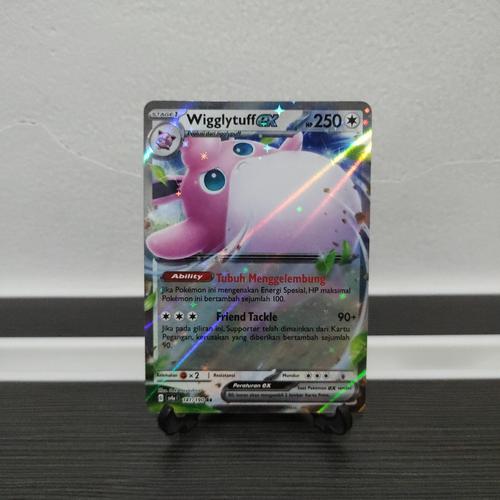 Jual Pokemon TCG Indonesia Wigglytuff ex SV4a 141/190 RR - Kota Bekasi ...