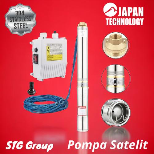 Jual Pompa Satelit 3in 0.5HP 370Watt Pompa Submersible Water Pump Pompa ...