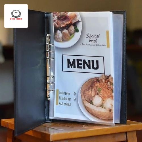 Jual Buku menu cafe,resto,hotel,kedai,dll.model binder,size a4 custom ...