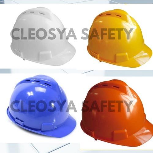 Jual Helm Safety Proyek krisbow- Helmet Safety Lengkap Krisbow Hdpe ...