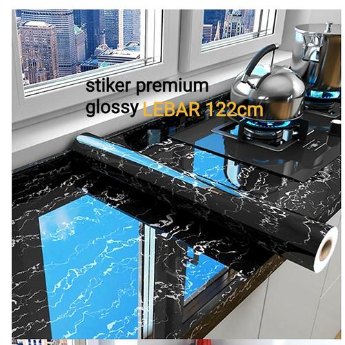 Jual STIKER hpl motif marmer premium glossy lebar 122cm panjang 3 meter ...