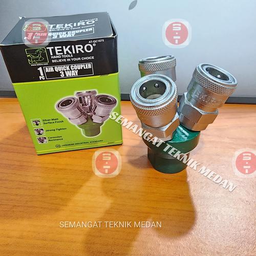 Jual SAMBUNGAN SELANG AIR QUICK COUPLER ANGIN 3 CABANG 3 WAY ARAH ...