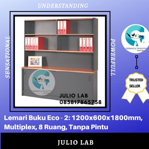 Jual Lemari Buku Eco - 2: 1200x600x1800mm, Multiplex, 8 Ruang, Tanpa ...