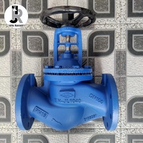 Jual Bellow seal Globe valve ARI FABA DN100 PN16 Globe valve 4 Inch ...