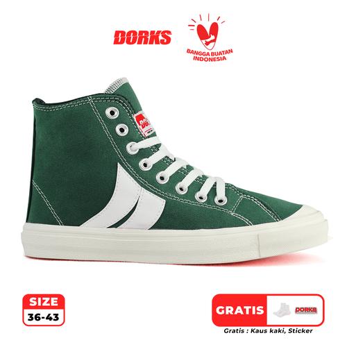 Promo DORKS - Classic High Army Sepatu Sneakers Casual Pria - 40 - Kab ...