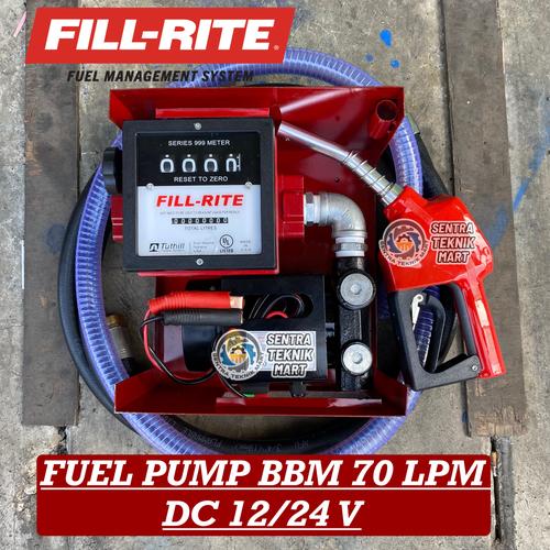 Jual POMPA BBM 70 LPM DC FILL RITE pompa transfer cairan solar oli BBM ...