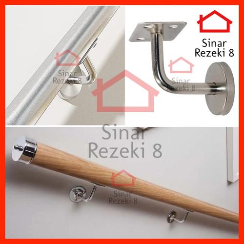 Jual Bracket Handrail Tangga Stainless / Penyangga Pegangan Tembok ...