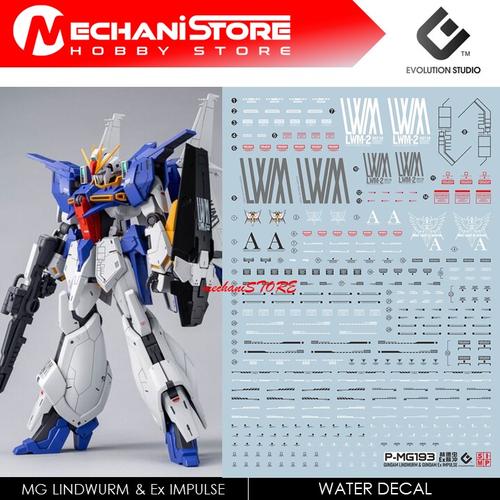Jual EVO Decal MG - MG193 Gundam Ex Impulse / RE Gundam Lindwurm - Kab ...