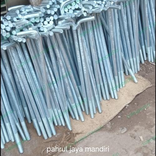 Jual Angkur L Galvanis putih m16 × 70cm/angkur l putih - Jakarta Pusat ...