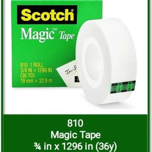 Jual Magic Tape 3/4 in x 36Y 3M Scotch 810 - Jakarta Utara - HM ...