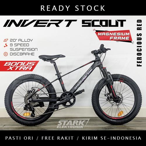 Jual Pacific INVERT SCOUT MTB 20 Inch Sepeda Gunung - Ferocious Red ...
