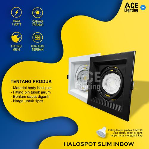 Jual Kap housing downlight inbow 1 fitting Rumah lampu plafon Mr16 ...