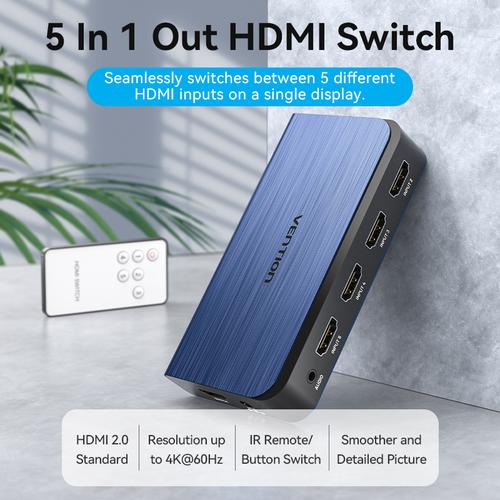 Jual Vention ACD HDMI Switcher 5 input 1 Output - AKD - Kota Semarang ...
