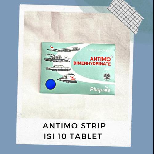 Jual ANTIMO STRIP ISI 10 TABLET - Kota Bandung - JeansPharmaTech | Tokopedia