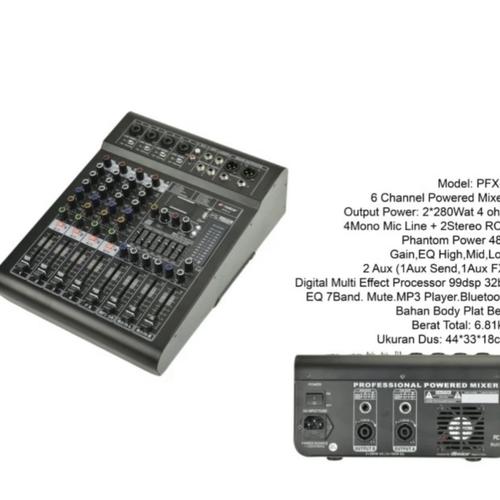 Jual power mixer 4 channel dbvoice pfx 4 original pfx4 bluetooth 99dsp ...