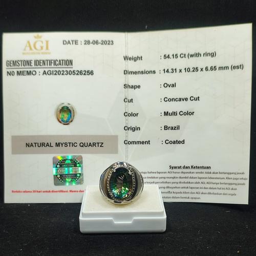 Jual CINCIN BATU MISTIK QUARTZ ASLI NATURAL LENGKAP DENGAN SERTIFIKAT ...