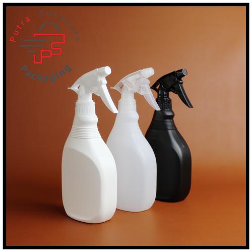 Jual botol spray triger 500ml slim hdpe/botol big triger 500ml slim neck 28 - Natural - Kab ...