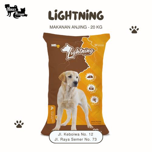 Jual Lightning Dog 20 kg / Makanan Anjing Lightning Dog 20 kg - Kota ...