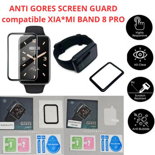 Jual Anti Gores Compatible XIAOMI MI BAND 8 PRO 3d Curved Hydrogel Guard - POLOS - Kota ...