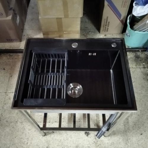 Jual Kitchen sink 6045 stainless kaki meja / bak cuci piring portable ...