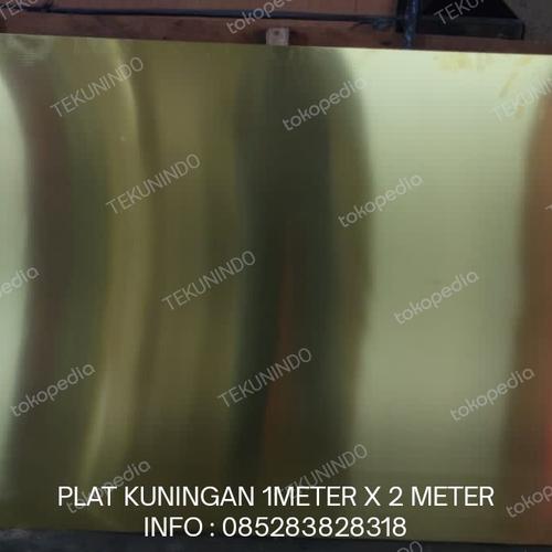 Jual Plat Kuningan lembaran 1mm x 1000mm x 2000mm - Jakarta Barat ...