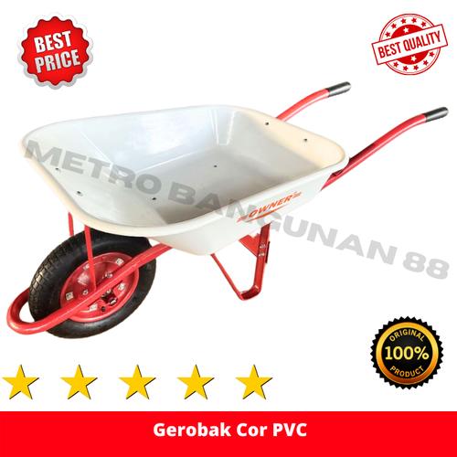 Jual Gerobak Cor PVC Gerobak Pasir PVC Gerobak Cor Fiber Angkong Kokoh ...