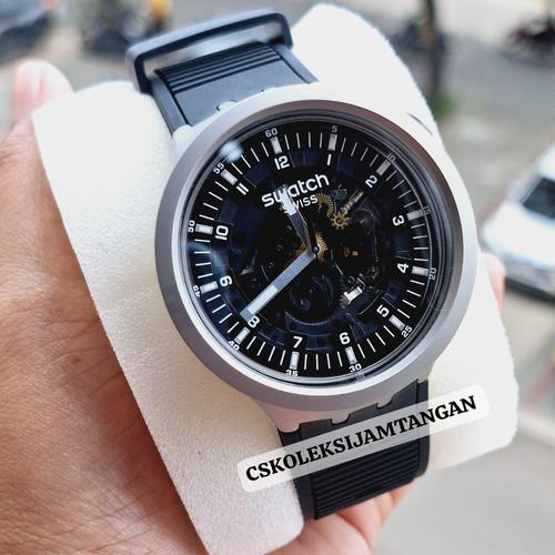 Jual JAM TANGAN PRIA SWATCH SB07S105 BIG BOLD DARK IRONY ORIGINAL ...