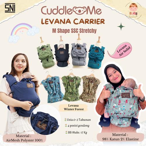 Jual Cuddle Me Levana Carrier Gendongan Stretchy Bayi Ergonomis SSC ...