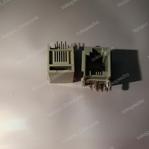 Jual 5768 socket konektor rj12 rg12 rj rg 12 telepon telpon 6p 6pin pcb - Jakarta Barat - MASTER ...