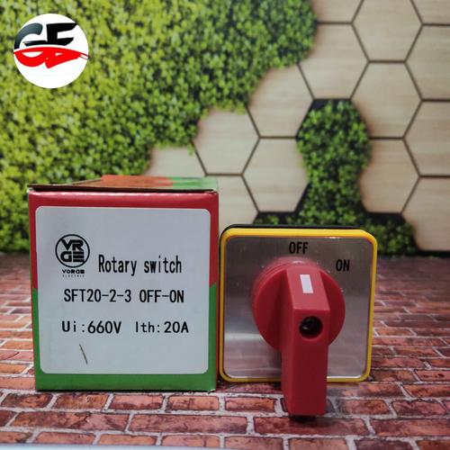 Jual Rotary Switch SFT20-2-3 SA16 ON-OFF 3P MERK Fort Selector switch ...