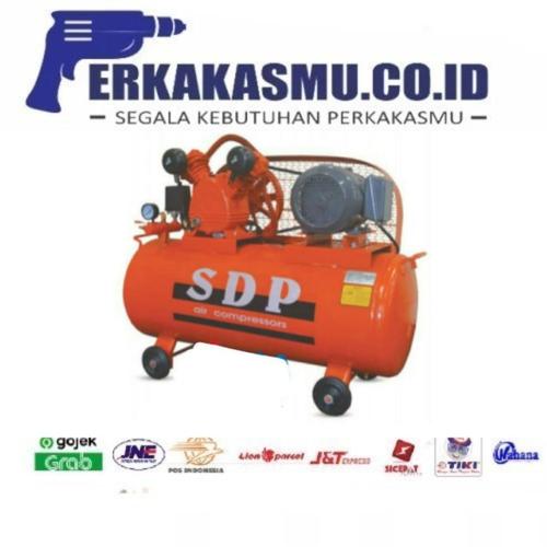 Jual Kompressor Udara 1 HP SDP Air Compressor + Gasoline Engine 5.5 hp ...