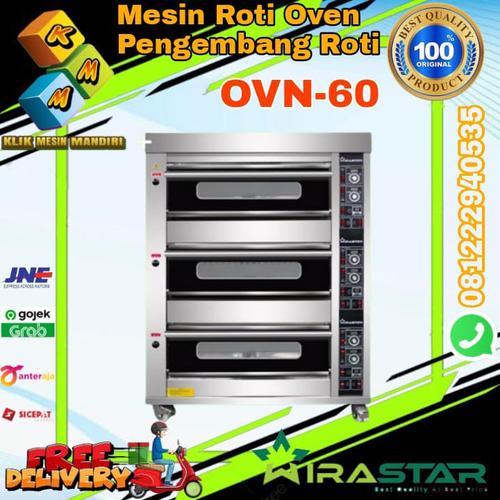 Jual Mesin Pengembang Roti Adonan Oven Roti 3 Deck 6 Trays OVN-60 ...