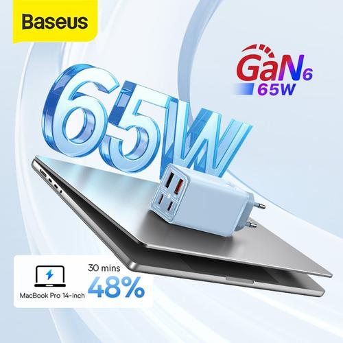 Jual BASEUS KEPALA CHARGER ADAPTOR GAN6 PRO FAST CHARGING 2C+2U 65W ... Jual BASEUS KEPALA CHARGER ADAPTOR GAN6 PRO FAST CHARGING 2C+2U 65W ...